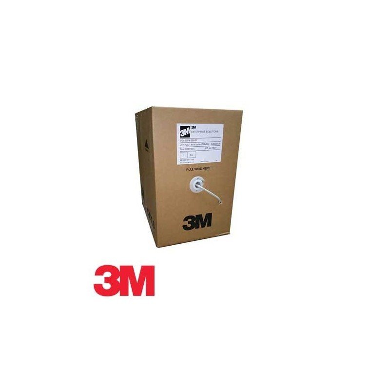3M CAT 6 FULL COPPER 305 METER NETWORK CABLE BOX - POSMAX